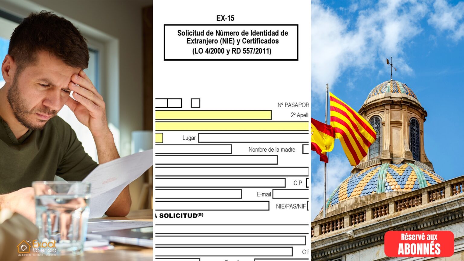 Comment remplir le formulaire du NIE (EX 15) Expat-Valencia